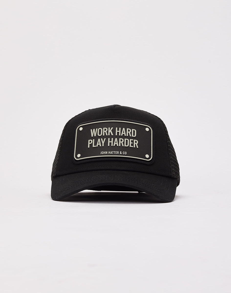 John Hatter and Co Work Hard Play Harder Cap – DTLR