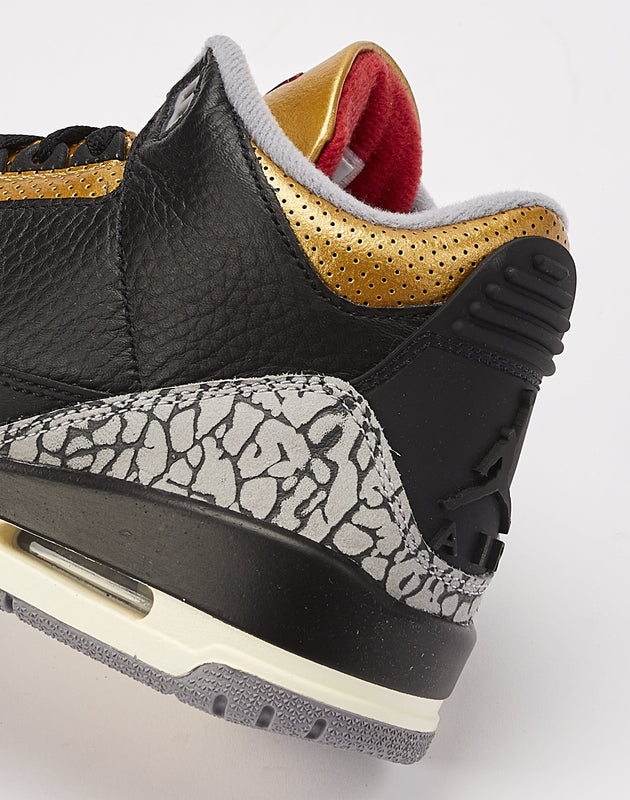 Jordan Air Jordan 3 Retro 'Black Cement Gold' – DTLR