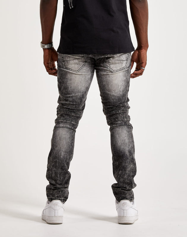 Kilogram Moto Style Blasted Jeans – DTLR