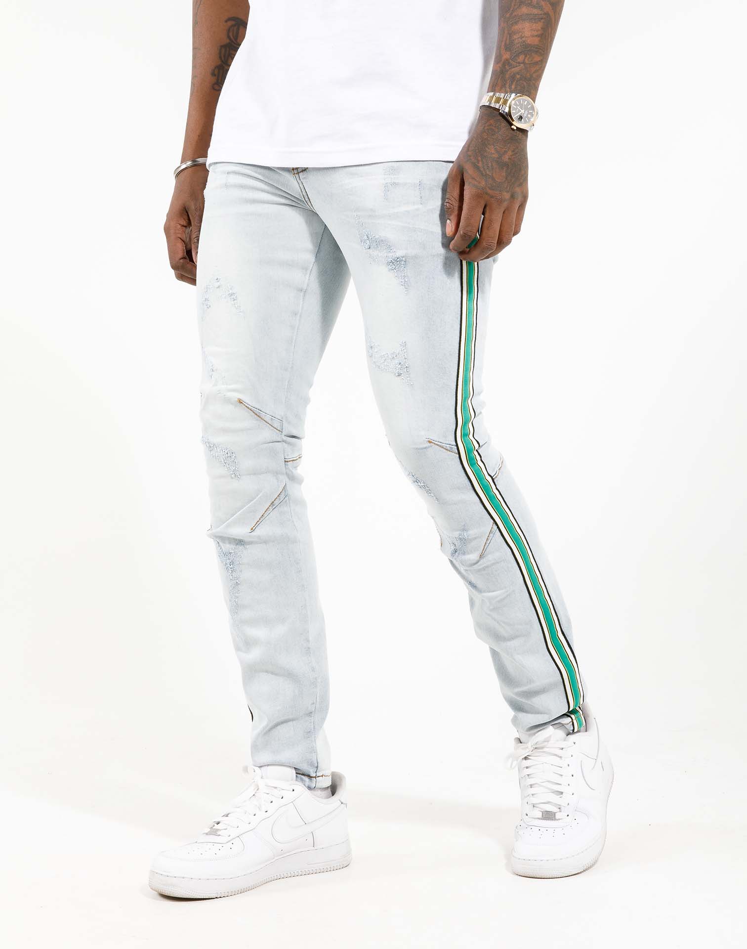 Kilogram Painted Stripe Jeans – DTLR