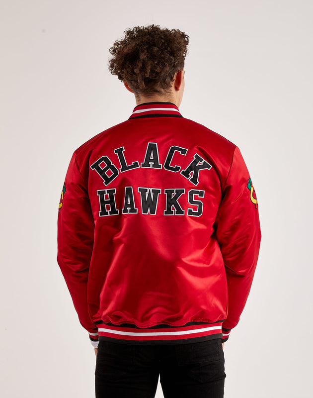 Mitchell & Ness Chicago Blackhawks Throwback Varsity Jacket – DTLR