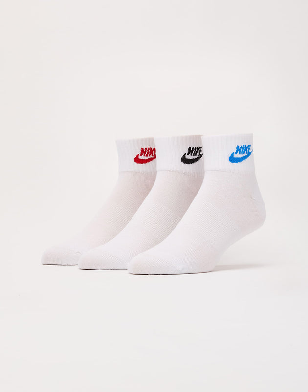 Nike Everyday Essential Ankle Socks 3-Pack – DTLR