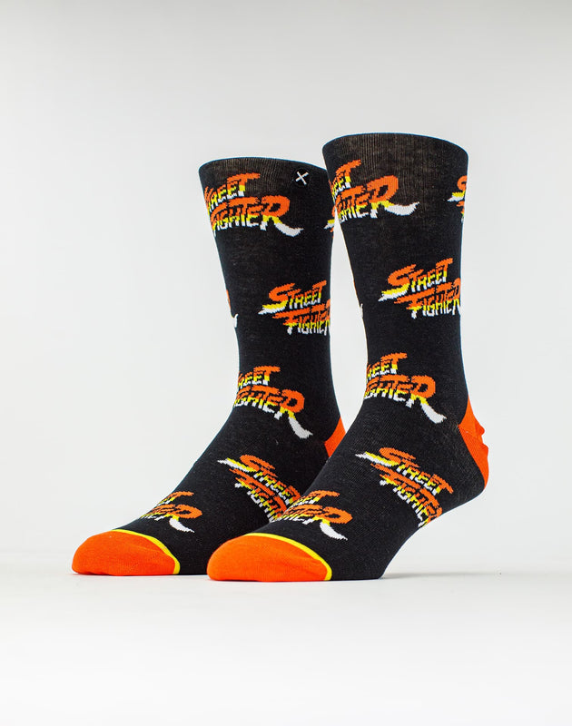 Odd Sox Street Fighter Logo Crew Socks – DTLR
