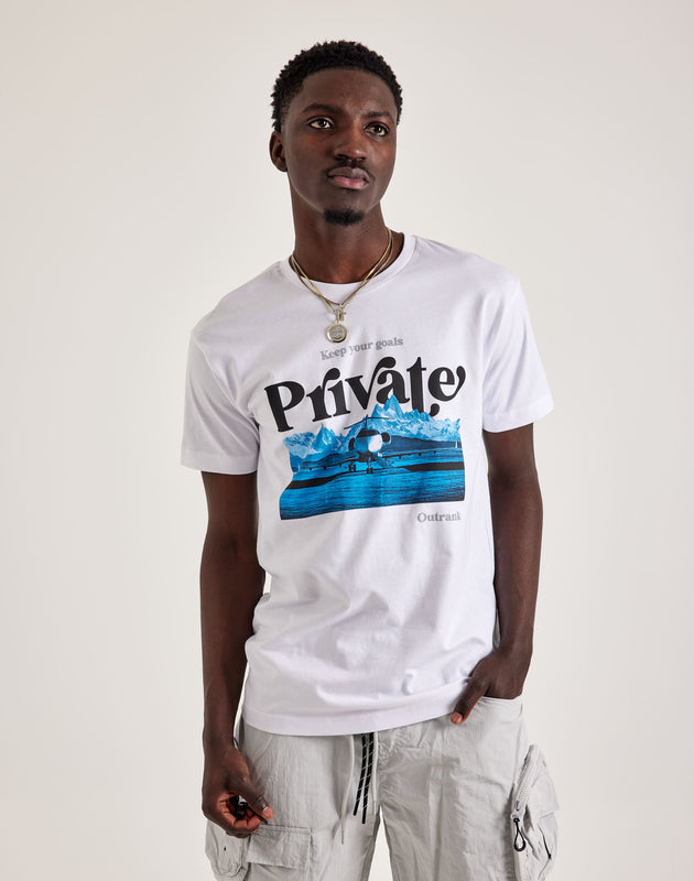 Outrank Keep Your Goals Private Tee – DTLR