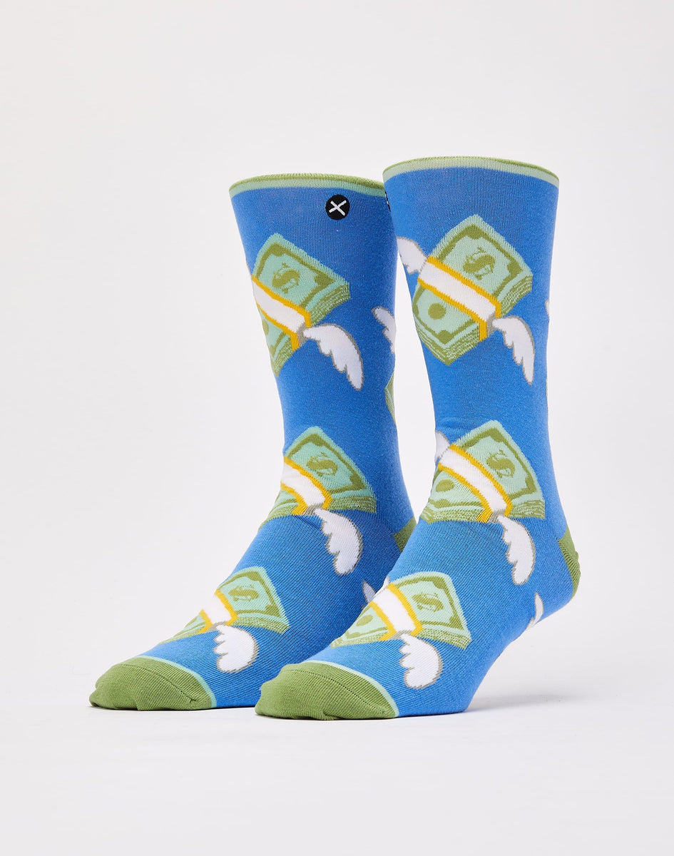 Odd Sox Flying Money Crew Socks – DTLR