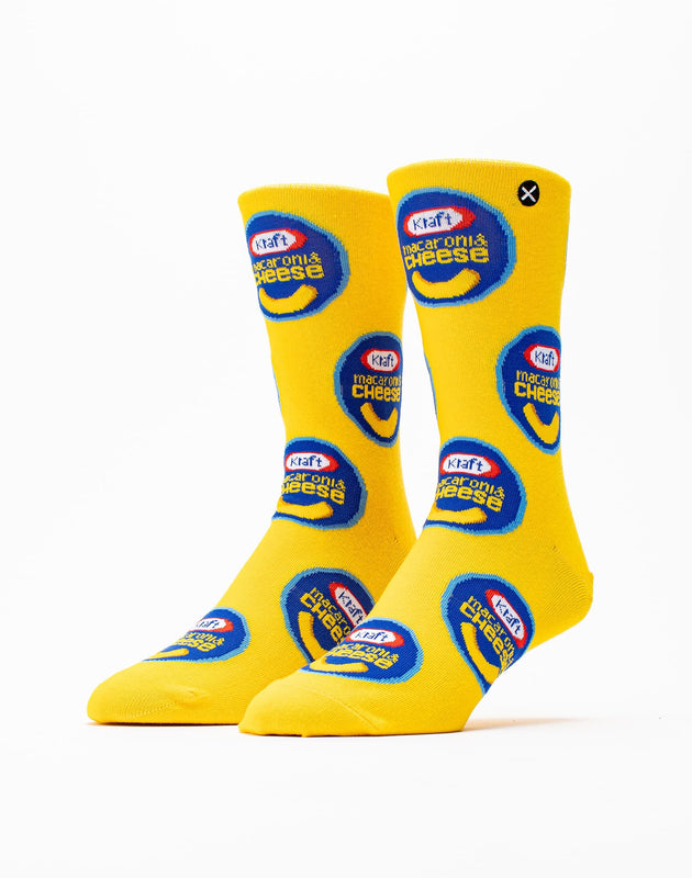Odd Sox Kraft Mac & Cheese Logos Crew Socks – DTLR