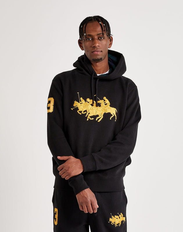 Polo Ralph Lauren Triple-Pony Fleece Hoodie – DTLR
