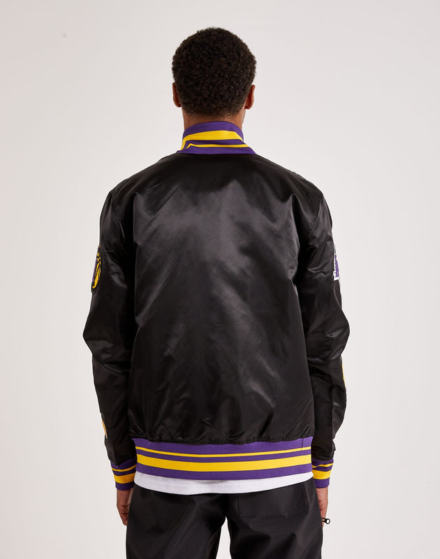 Pro Standard Los Angeles Lakers Satin Varsity Jacket – DTLR