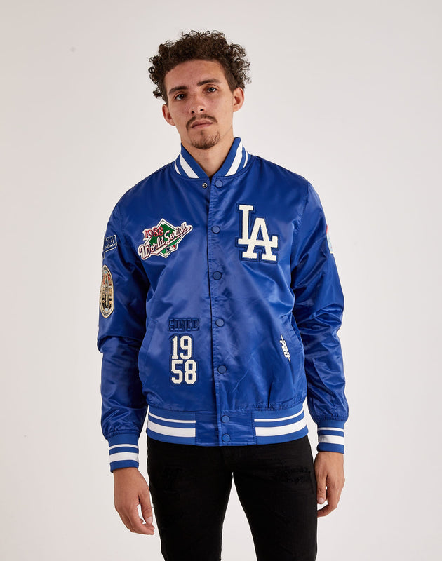 Pro Standard Los Angeles Dodgers Satin Varsity Jacket – DTLR