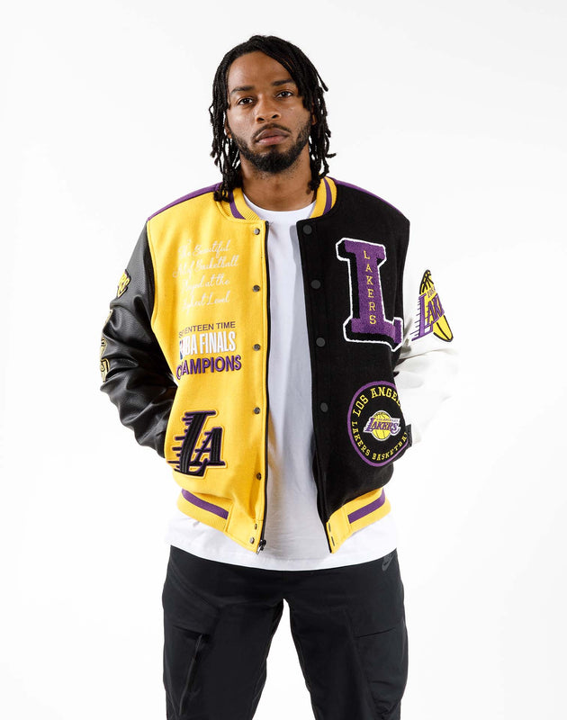 Pro Standard Nba Los Angeles Lakers Logo Varsity Jacket – DTLR