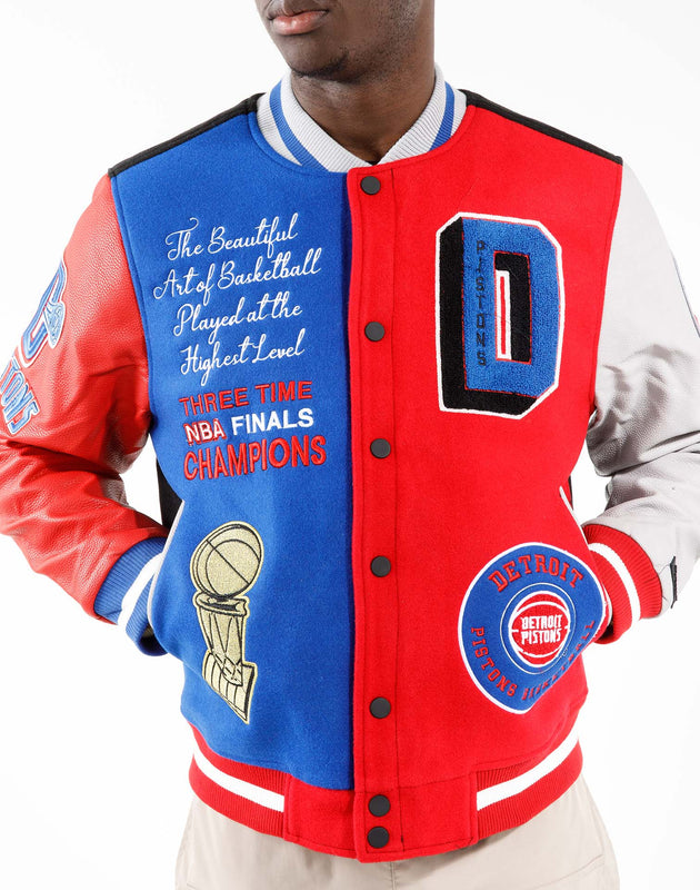 Pro Standard NBA DETROIT PISTONS VARISTY JACKET – DTLR