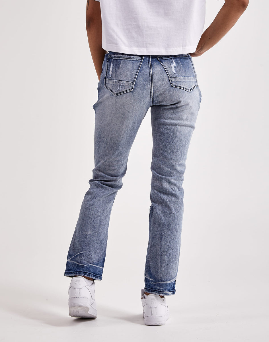 Smoke Rise Itzel High-Rise Straight Leg Ripped Jeans – DTLR
