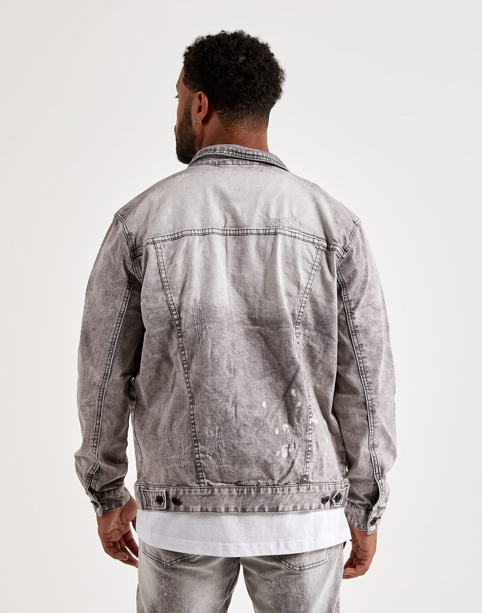 Smoke Rise Overspray Denim Jacket – DTLR