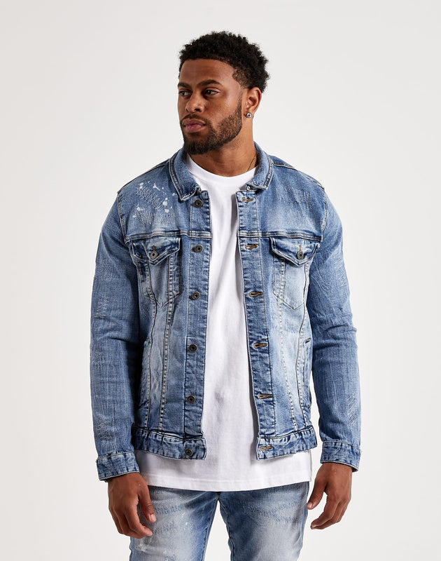 Smoke Rise Overspray Denim Jacket – DTLR