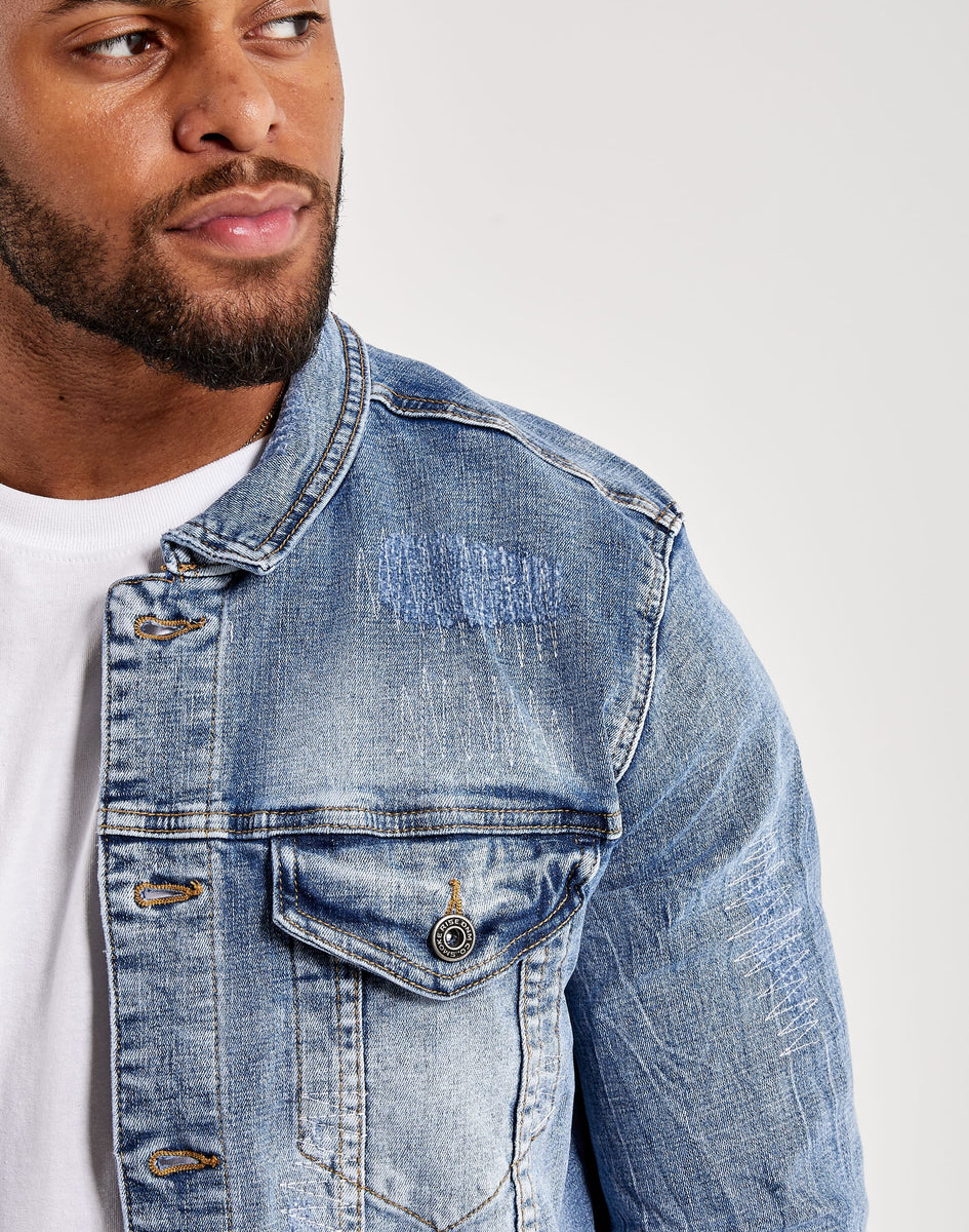 Smoke Rise Overspray Denim Jacket – DTLR