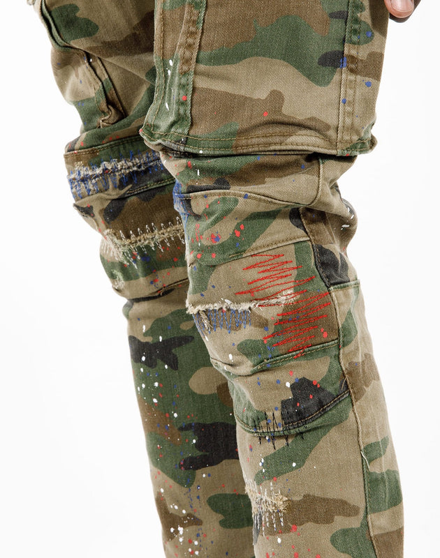 Smoke Rise Stitch Paint Camo Pants – DTLR