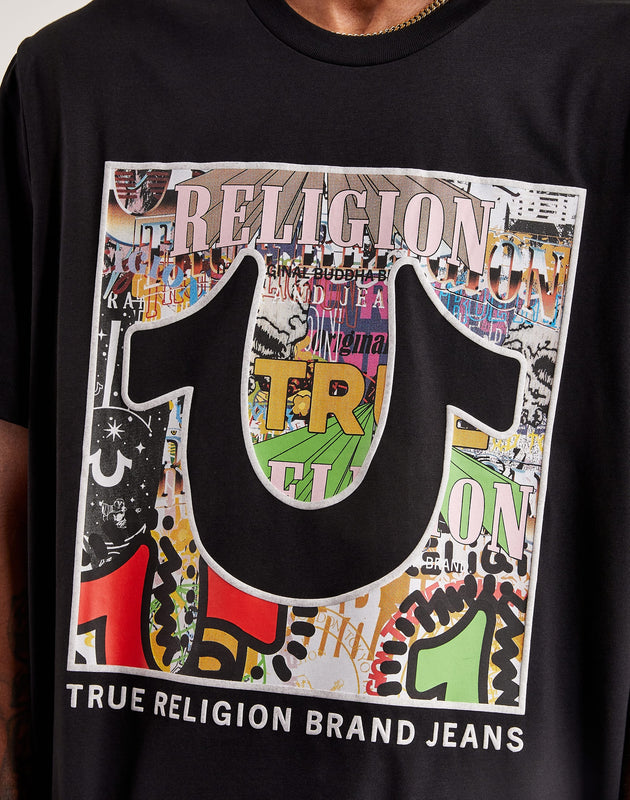 True Religion Relaxed Layered Art Tee – DTLR