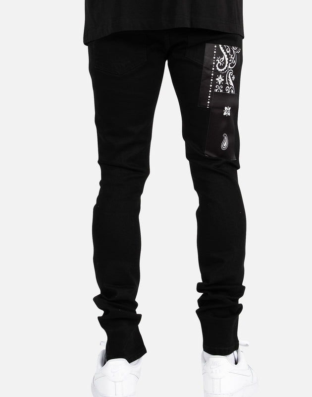Eternity PAISLEY PATCH DENIM JEANS – DTLR