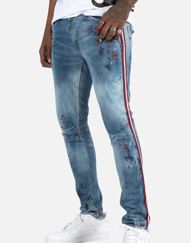 Jordan Craig STRIPED DENIM JEANS – DTLR