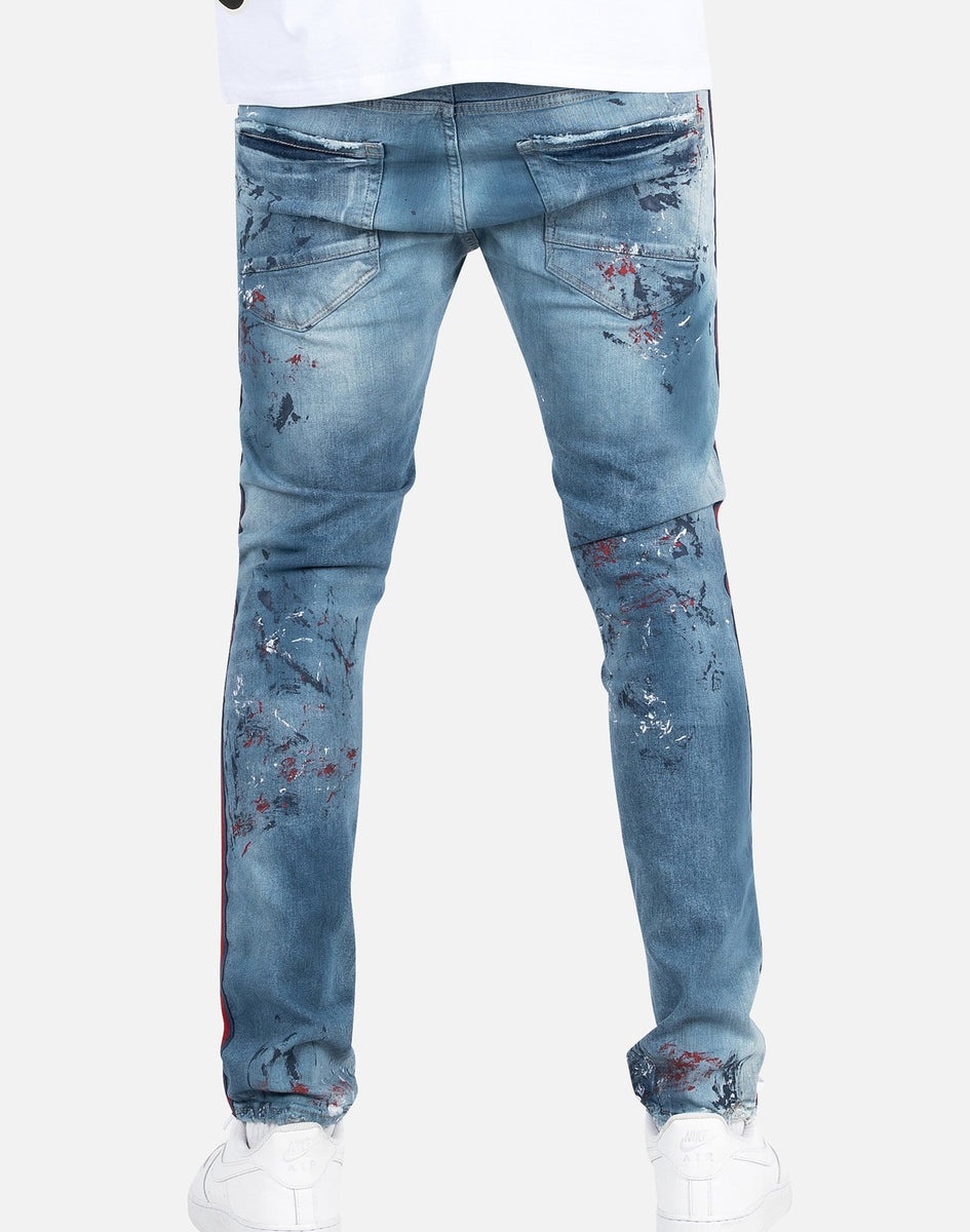 Jordan Craig STRIPED DENIM JEANS – DTLR