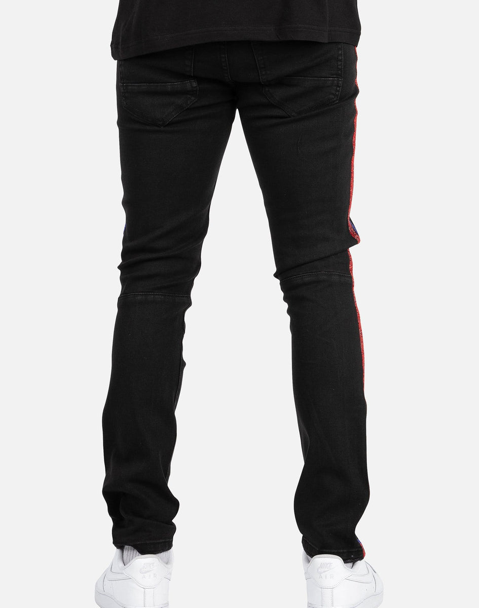 Kilogram Rhinestone Stripe Jeans – DTLR