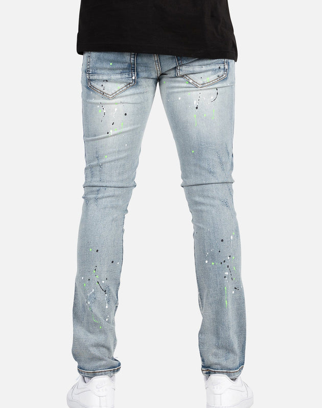 Kilogram Stripe Paint Splatter Jeans – DTLR