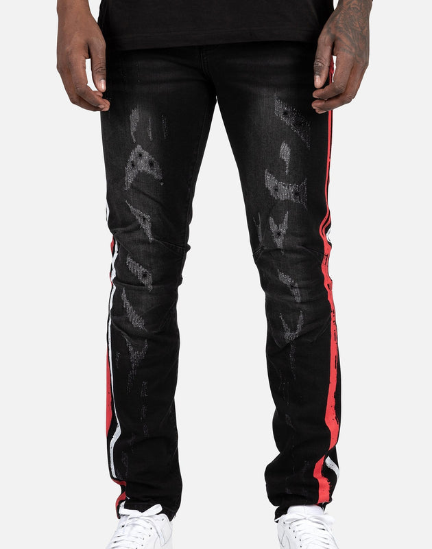 Kilogram Painted Stripe Jeans – DTLR