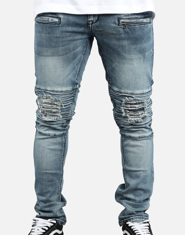 Kilogram DISTRESSED MOTO JEANS – DTLR