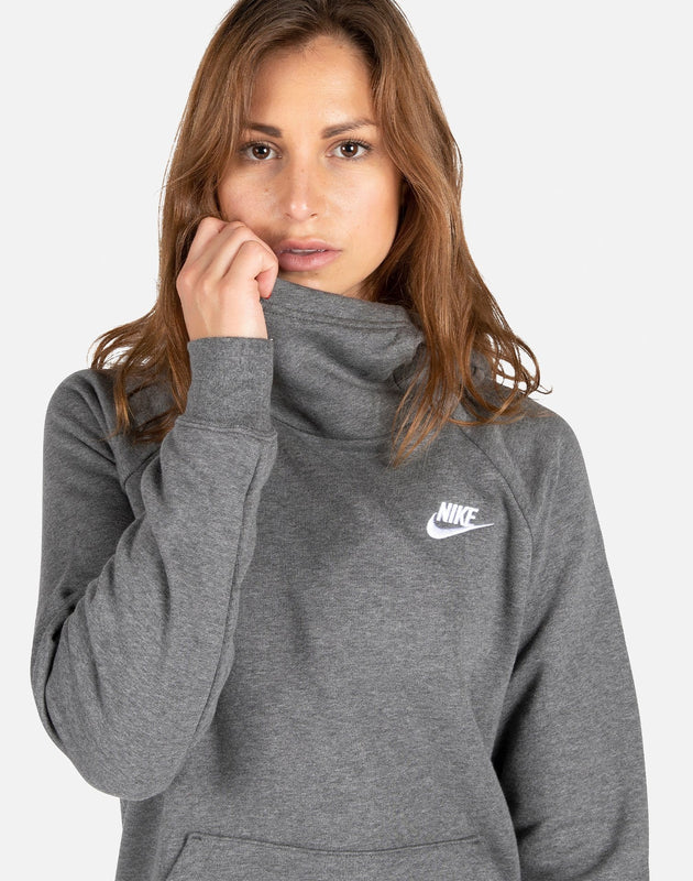 Nike NSW ESSENTIAL FUNNEL-NECK FLEECE PULLOVER HOODIE – DTLR