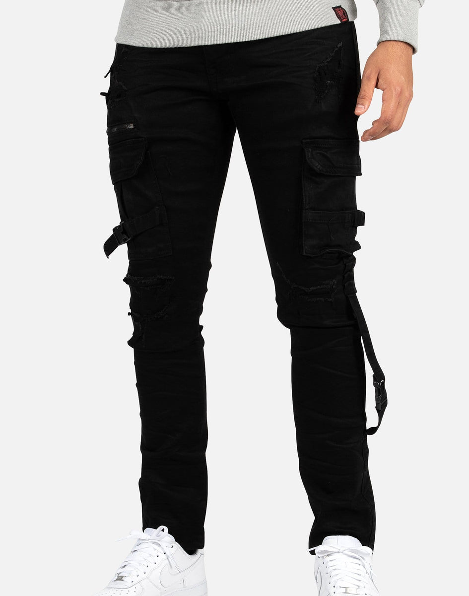 Smoke Rise Cargo Pocket Jeans – DTLR