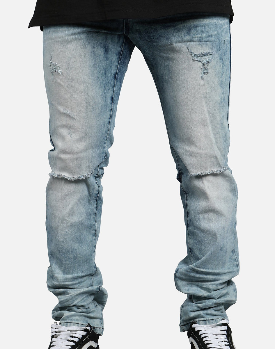 Smoke Rise BASIC KNEE RIP JEANS – DTLR
