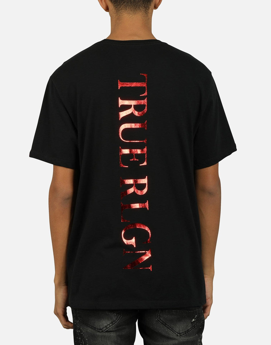True Religion BACK LOGO BUDDHA PRINT TEE – DTLR