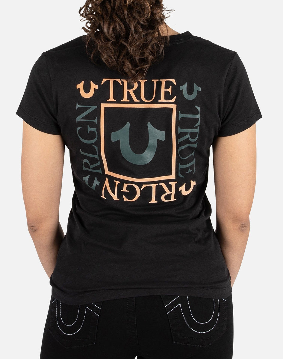 True Religion BOX BACK LOGO TEE – DTLR